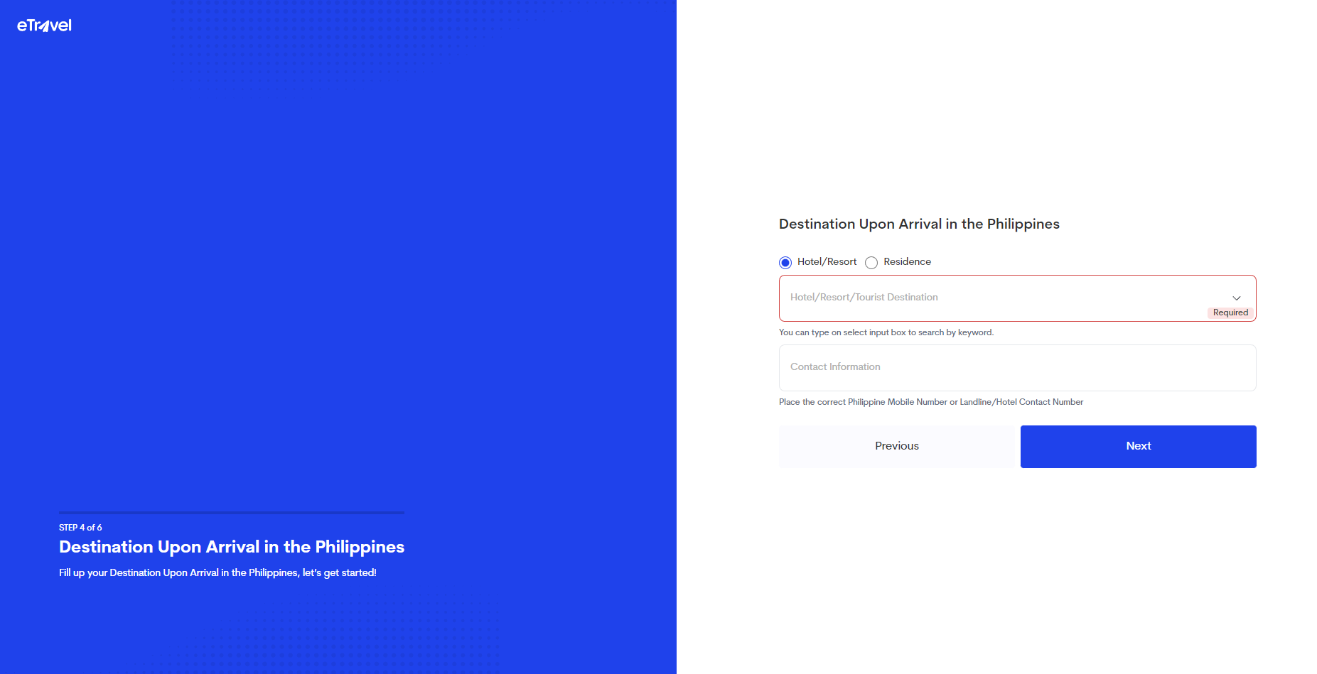 フィリピンの電子渡航申告システム、eTravelの登録方法解説